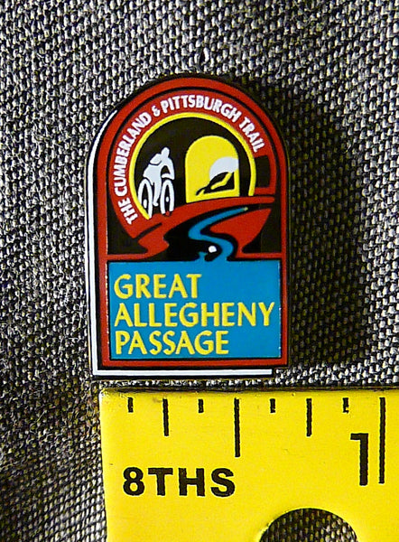 Gap Metal Lapel Pin Great Allegheny Passage